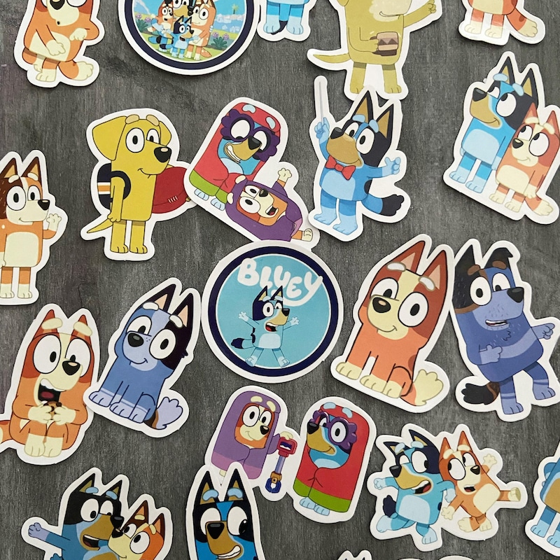 Bluey Stickers - Etsy