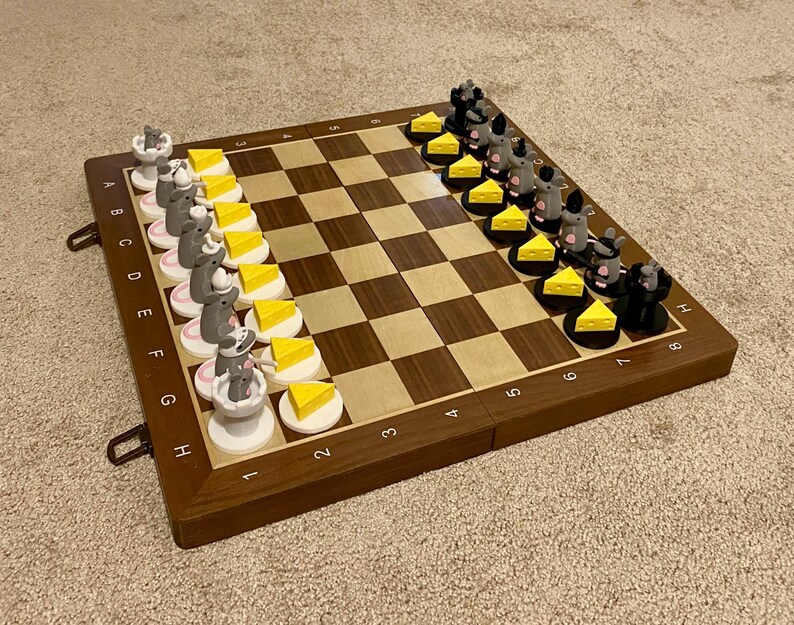 3D Printable Rat Chess Set (DIGITAL FILES ONLY) - Etsy
