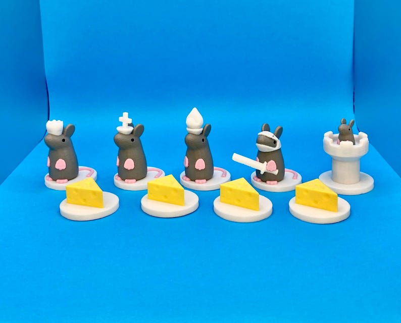 3D Printable Rat Chess Set (DIGITAL FILES ONLY) - Etsy