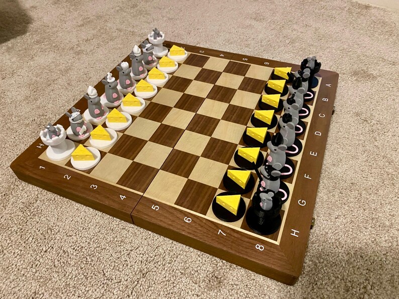 3D Printable Rat Chess Set (DIGITAL FILES ONLY) - Etsy