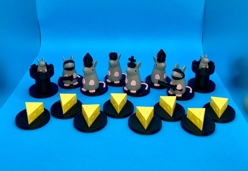 3D Printable Rat Chess Set (DIGITAL FILES ONLY) - Etsy