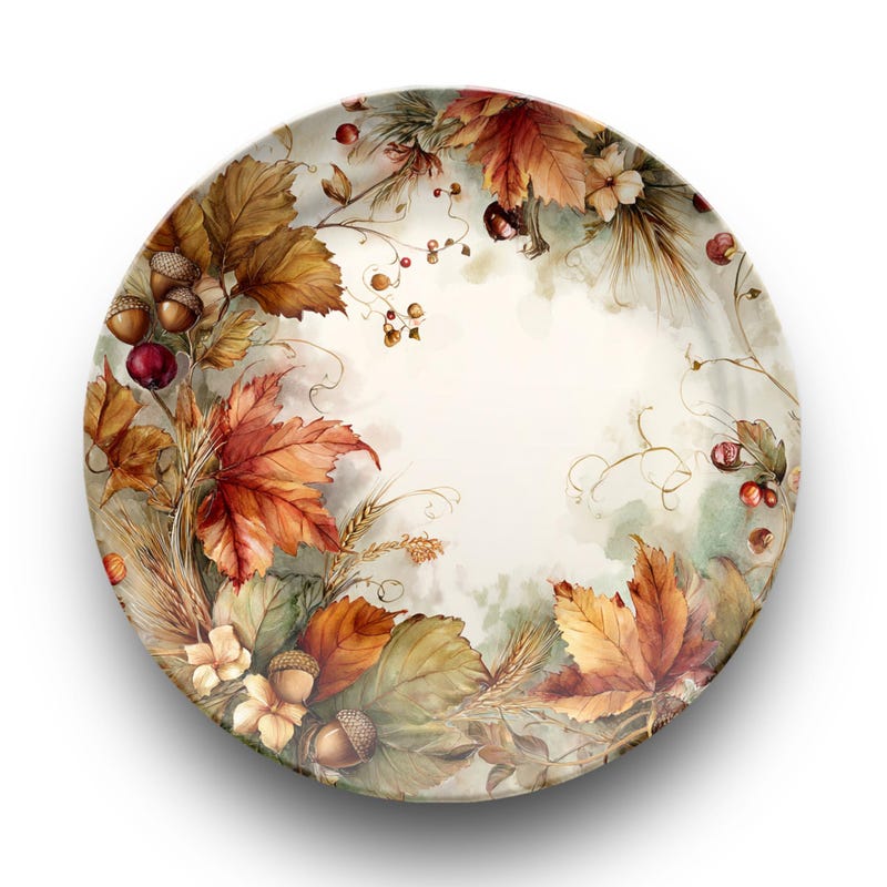 Fall Dinner Plates - Etsy