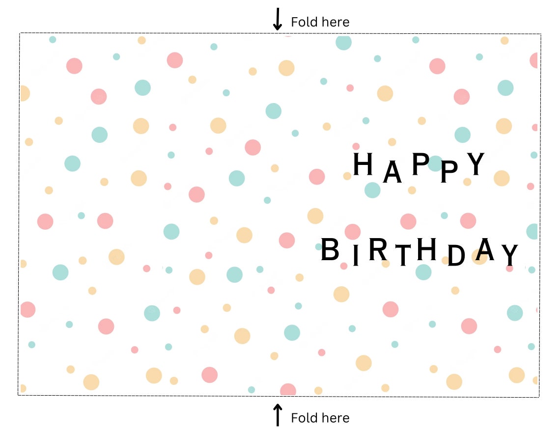 Printable Happy Birthday Card - Etsy