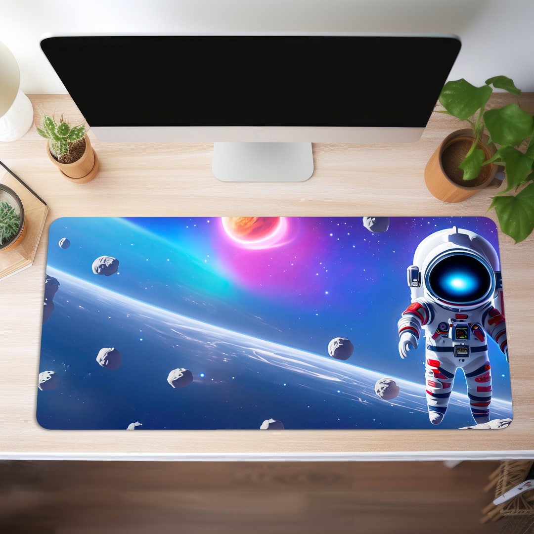 Big XXL Gaming Mouse Pad, Space Gaming Mouse Pad, Astronaut Gaming ...