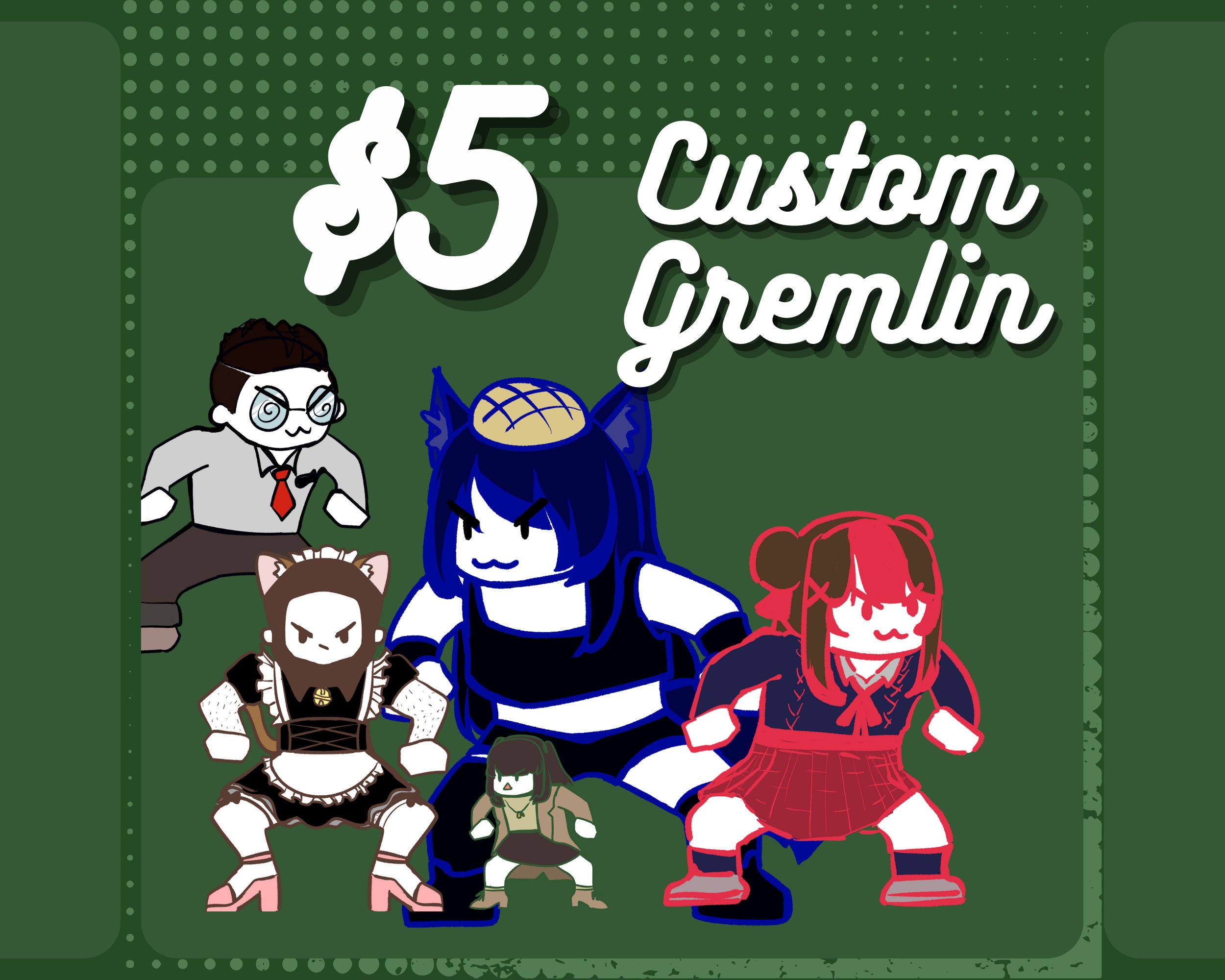 Custom Gremlin Digital Art for Twitch Emote or Stream Asset Based on ...