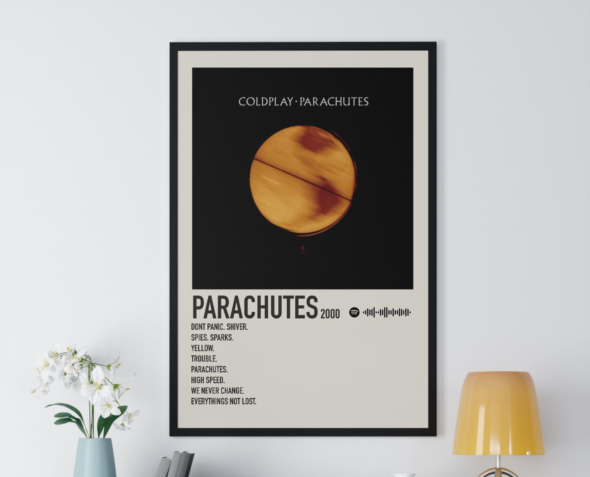 Coldplay Parachutes Globe