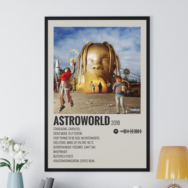Astroworld Album Cover Poster - Etsy