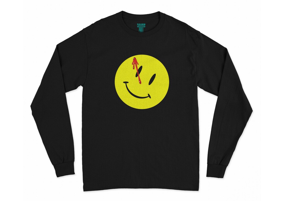 Watchmen, Comedian Smiley Tee - Cinema Print HQ Movie Tee, Classic ...
