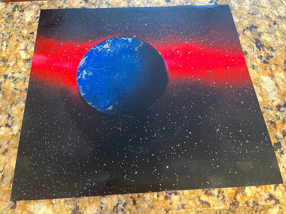 Cosmic Spray Paint Art - Etsy