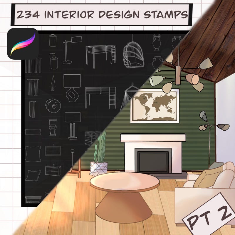 Furniture Stamp - Etsy