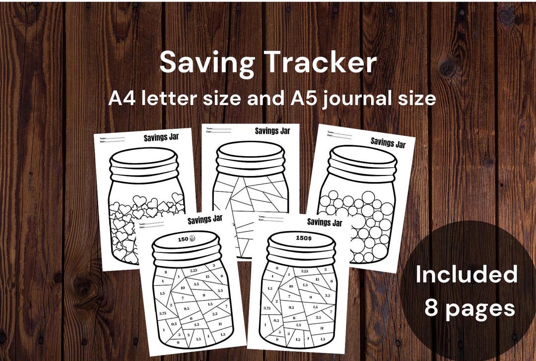 Savings Journal Page ~printable Journal Page ~ Printable Saving Game ...