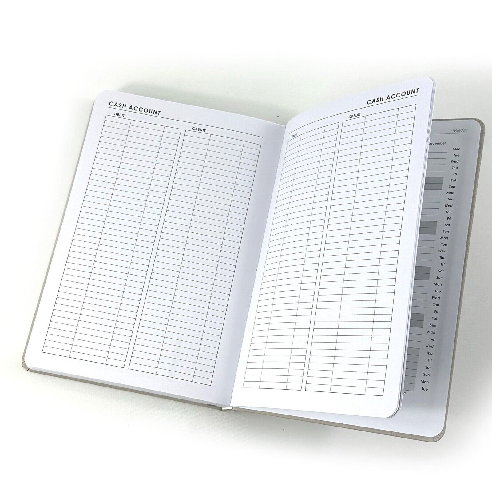 2024 Diary Page a Day A5 Desk Diary Daily Planner Hardback Gold Beige ...