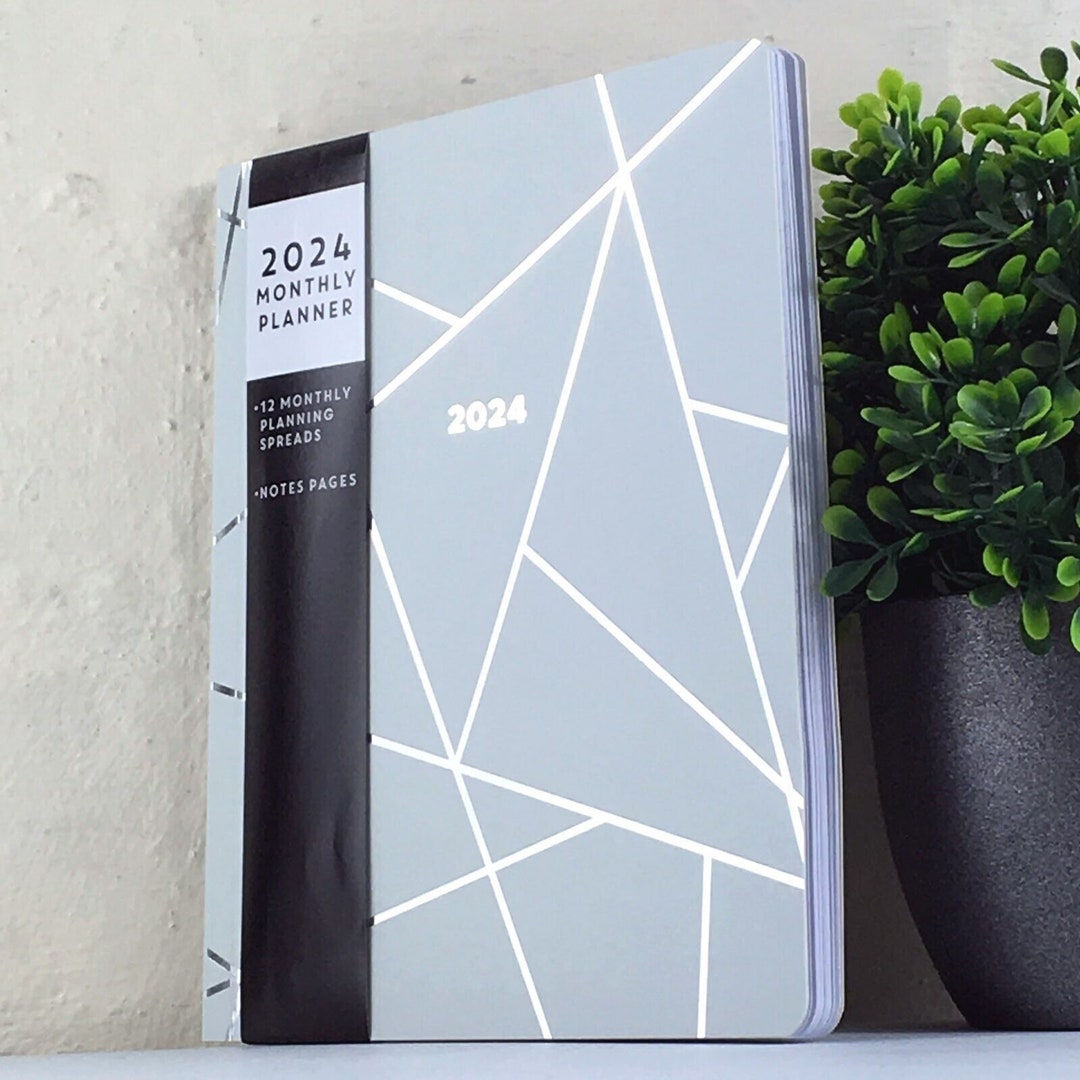 2024 Monthly Planner A5 Organiser Month to View Sheets Easy - Etsy