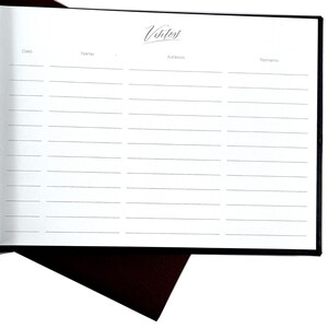 Visitor Book Business Hotel Guest Book, Event Sign-in Book, Hospitality ...