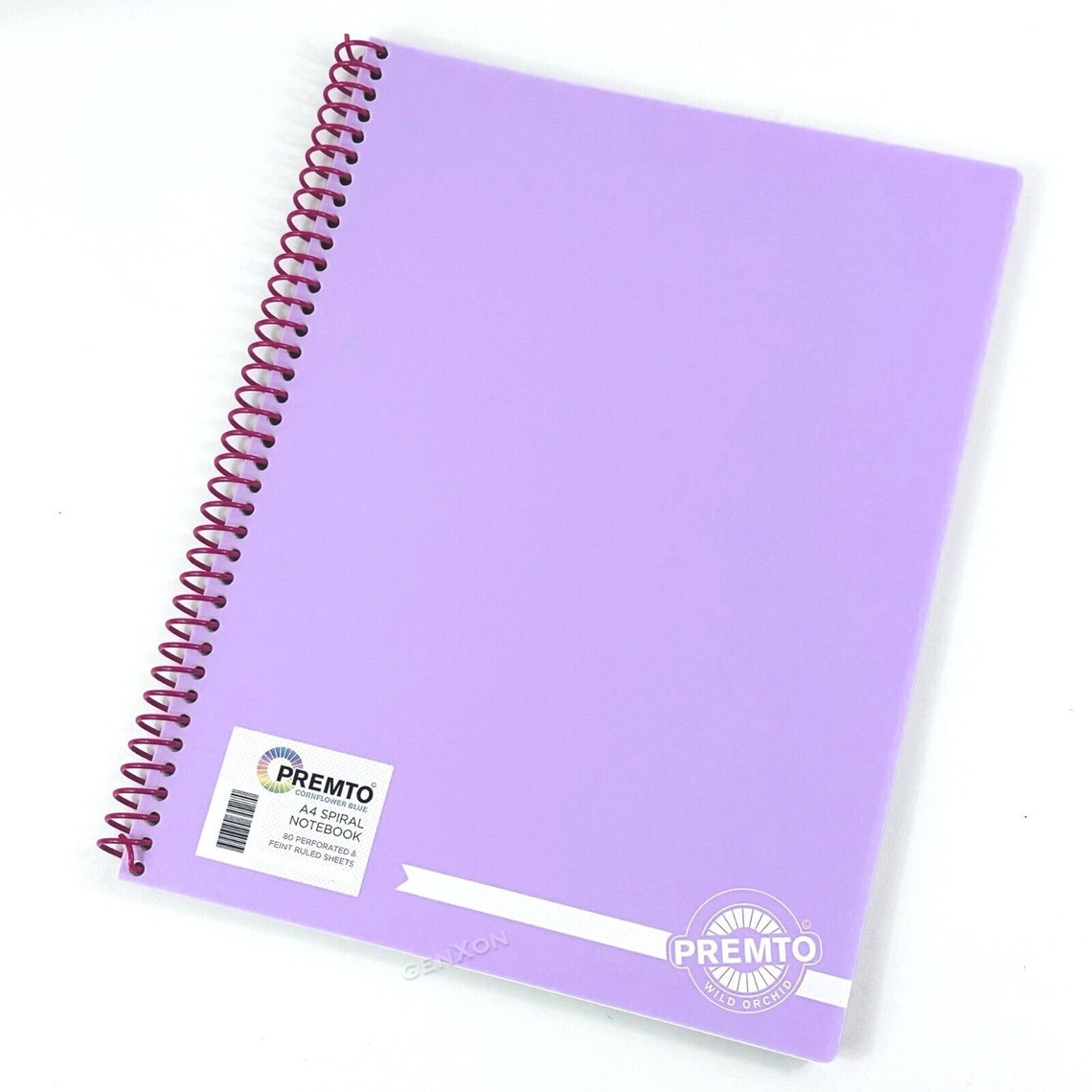 A4 Notebook Spiral Cover, Pastel Colours Ruled Pages Exercise Book ...