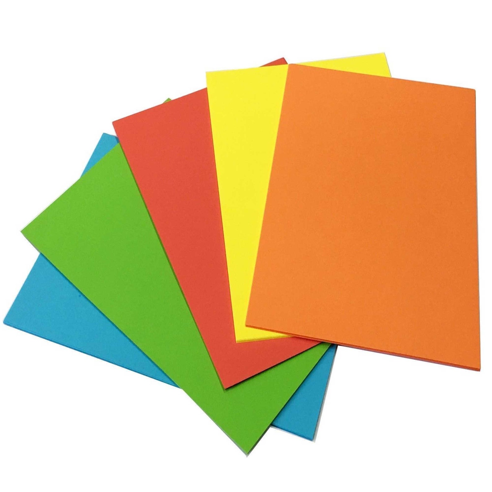 A4 Multicolour Card Stock: 160gsm Paper for Crafts - 50 Sheets - Etsy UK