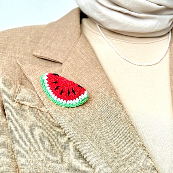 Watermelon for Palestine Lapel Pin - Etsy