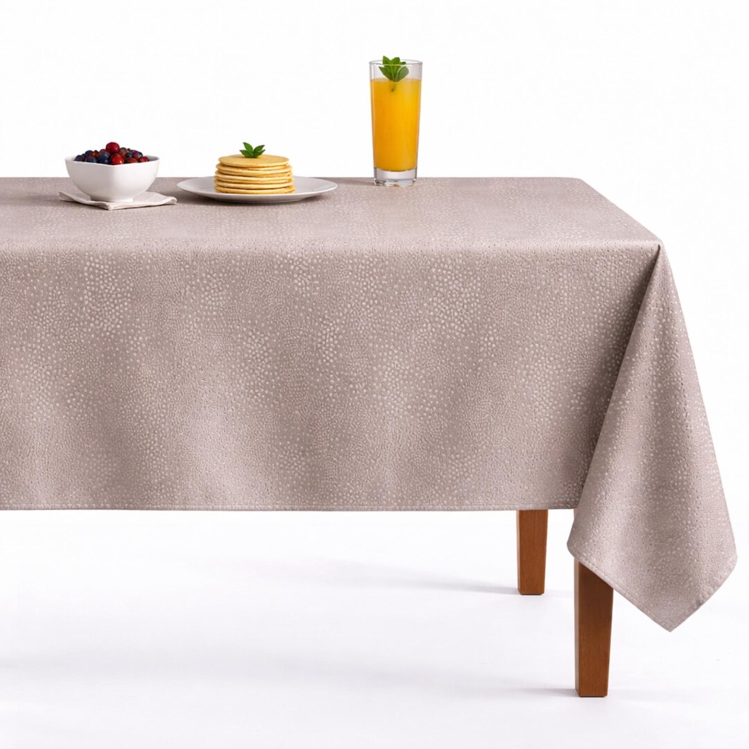 Lilac Marisol Jacquard - Custom Tablecloths, 100% Polyester, Machine ...