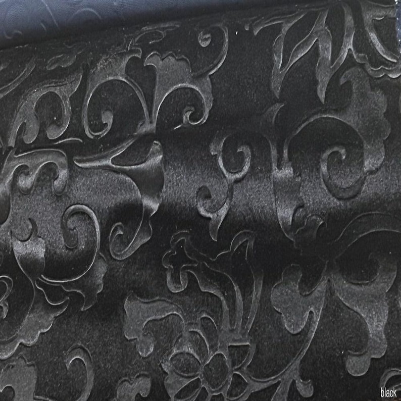 Vails Brocade Velvet Fabric, 72 Inch in Width Ideal Embossed Material ...