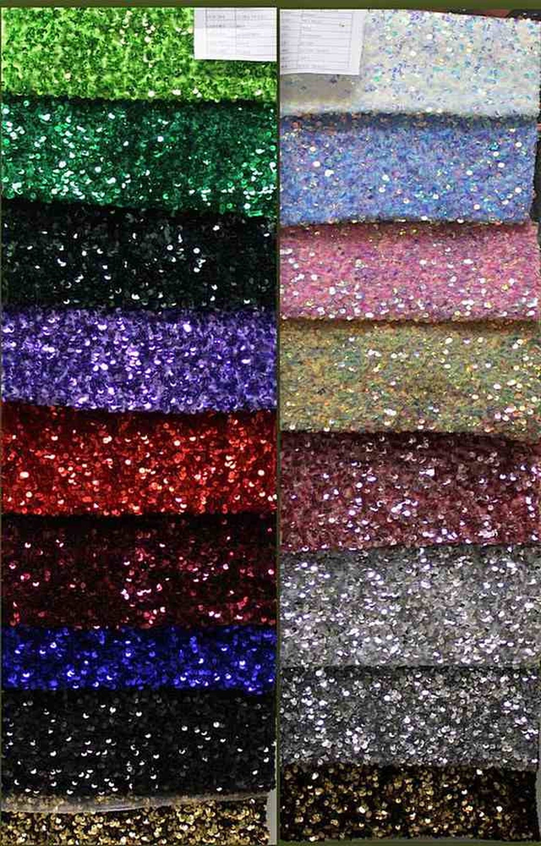 Stretch Velvet Sequin Fabric by the Yard, Glitter Spandex Material ...