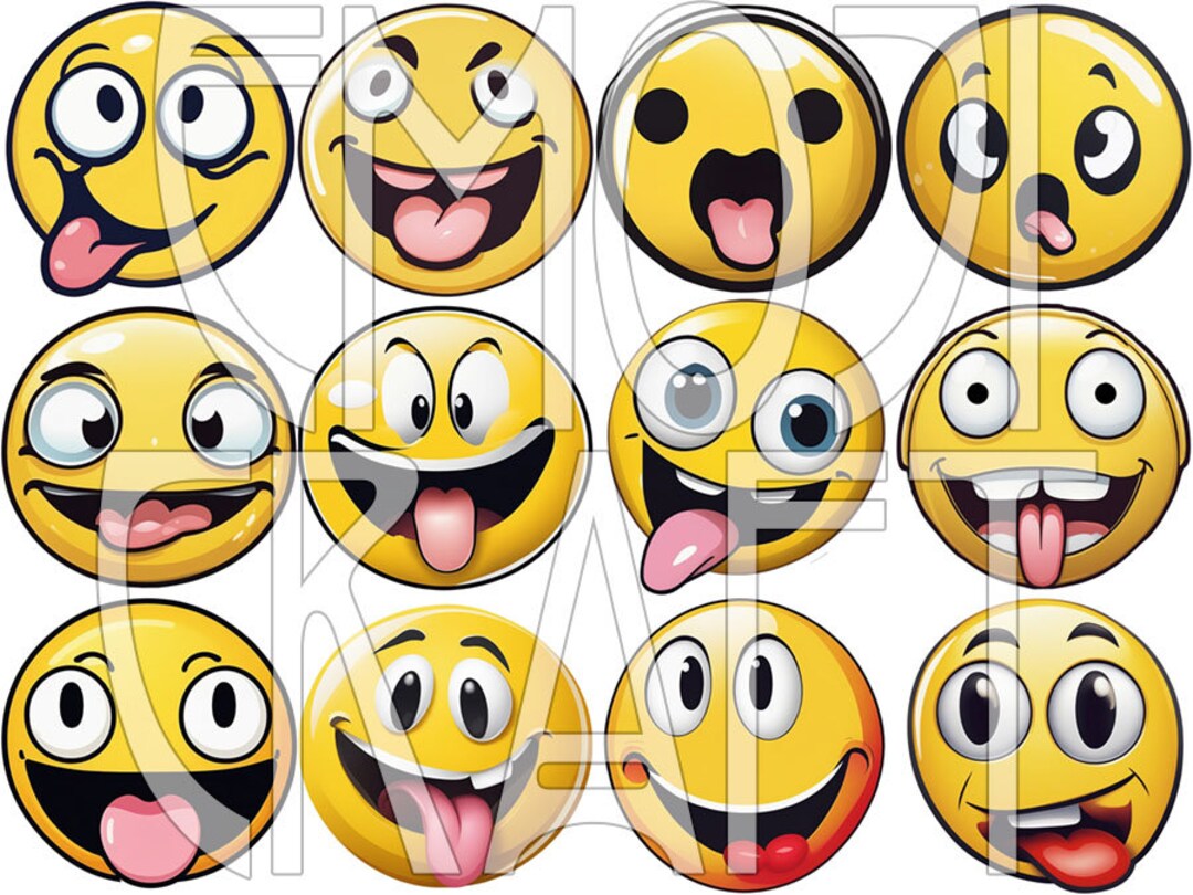 Tongue Facial Graphic Stickers Mens Modern Descriptive Logos - Etsy