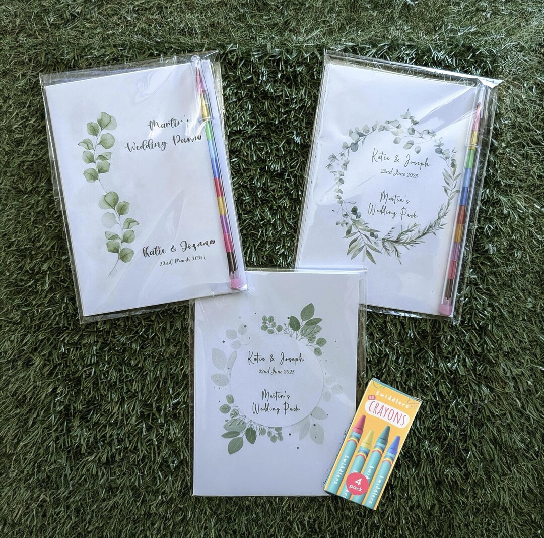 Wedding Activity Pack, Pop Fidget Toy, A6 Size,bride, Groom, Wedding ...