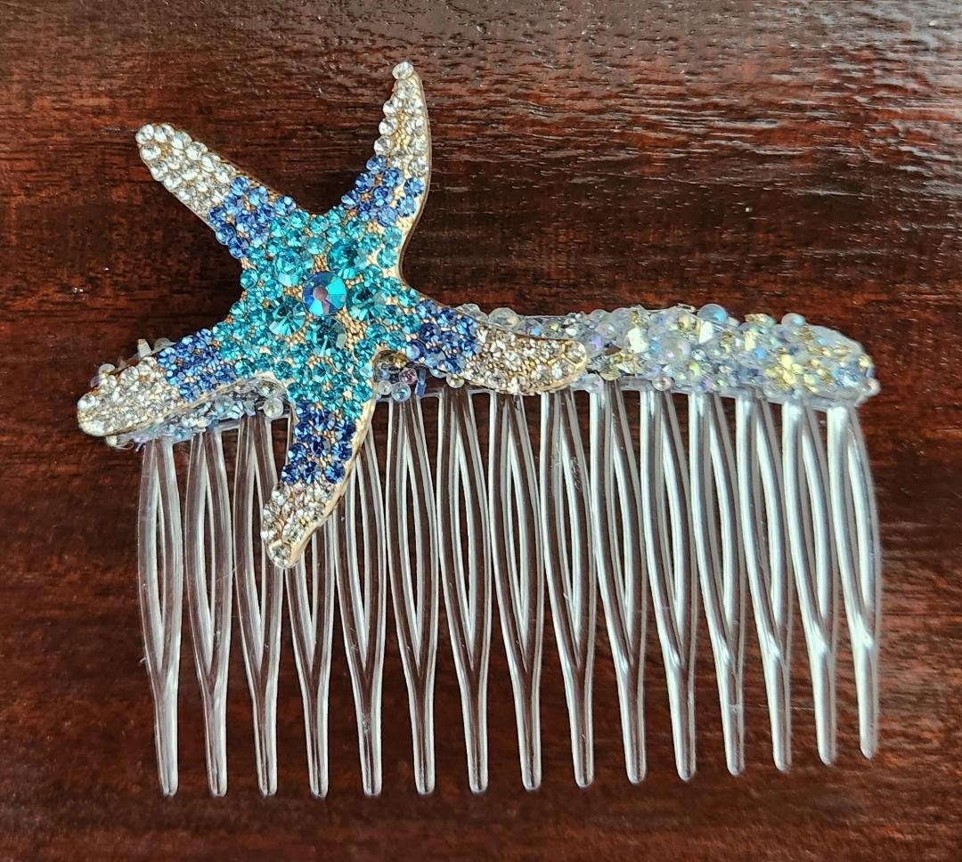 Hair Comb, Starfish, Coastal, Beach, Gift, Hair Accessory - Etsy