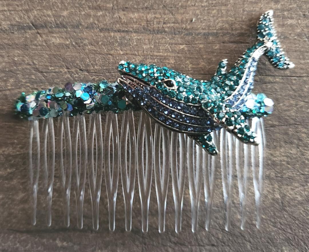 Whale, Hair Comb, Coastal, Beach, Gift, Hair Accessory - Etsy