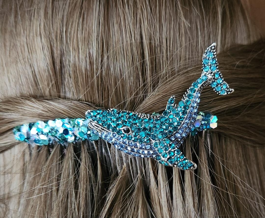 Whale, Hair Comb, Coastal, Beach, Gift, Hair Accessory - Etsy