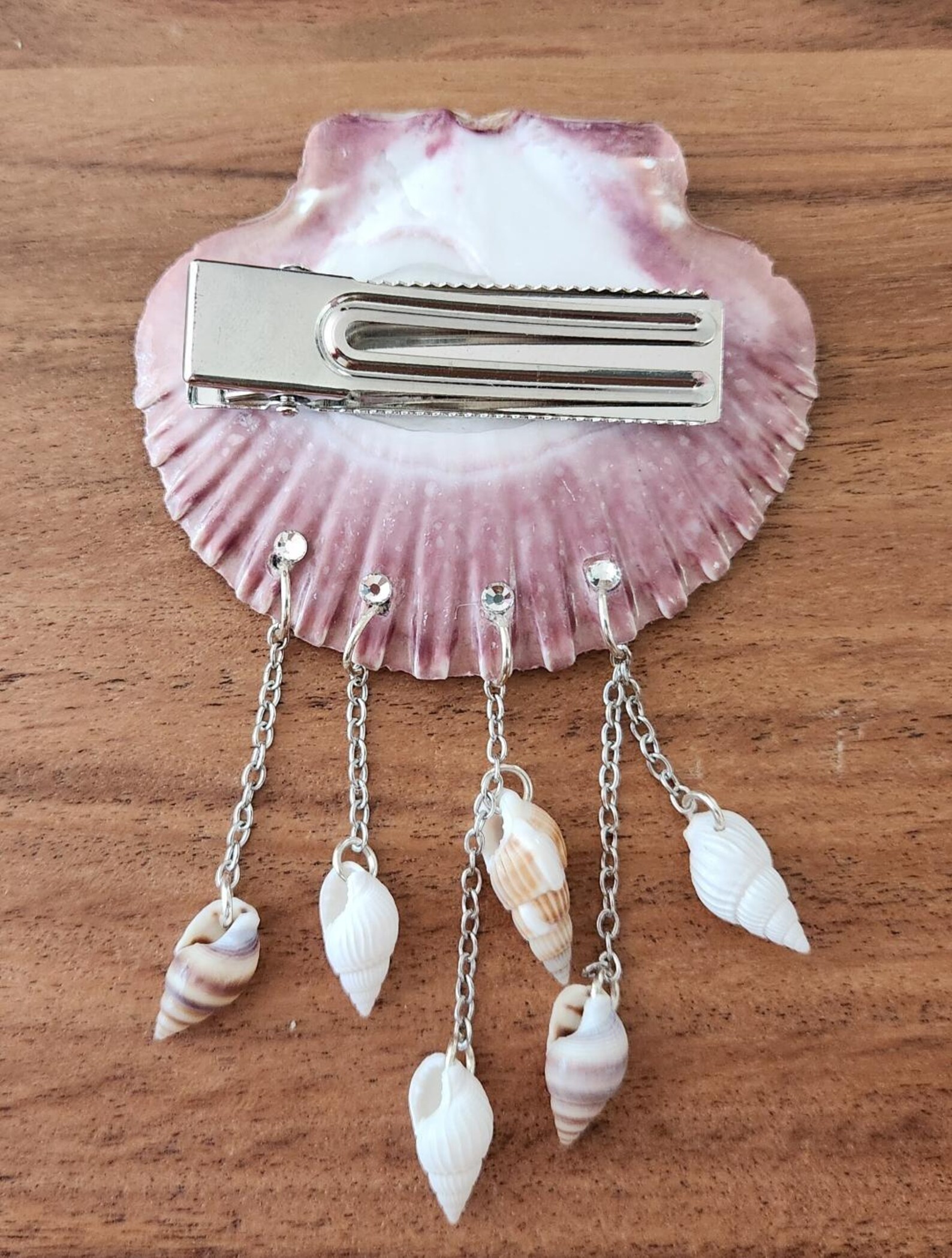 Natural Sea Shells, Hair Clip, Coastal, Beach, Ocean, Gift - Etsy