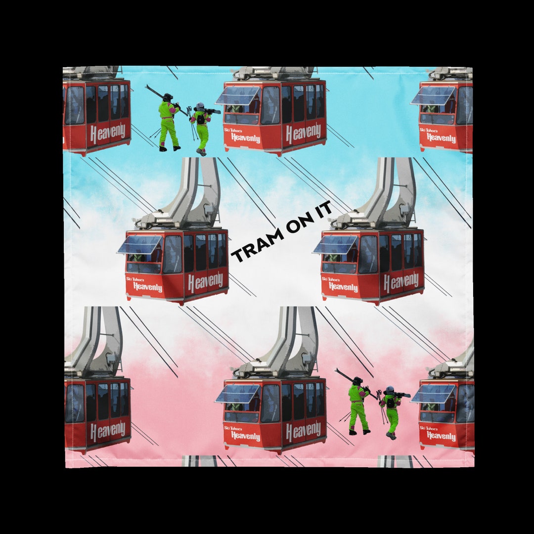 Aerial Tramway All-over Print Scarf, Snowboard Skiing Accessory, Skiing ...