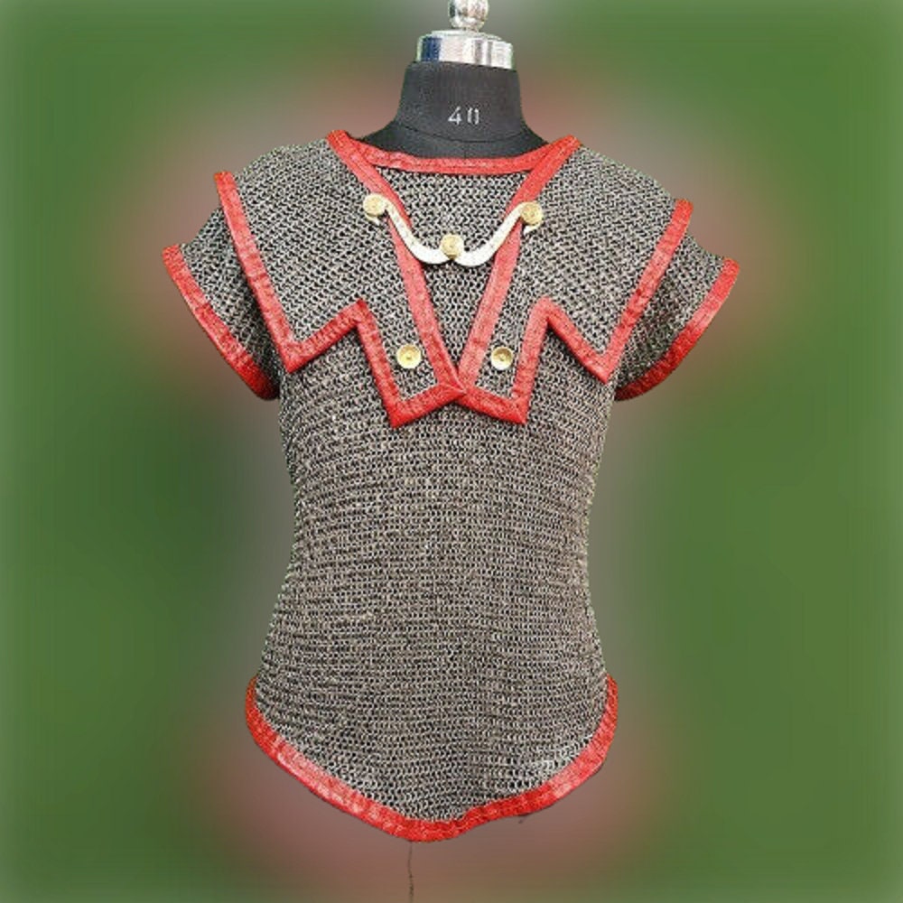 Chainmail Roman Lorica Hamata 6 Mm Round Riveted With Soiled Ring ...