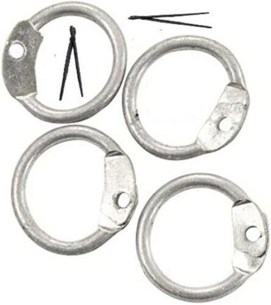 Aluminium Round Rings With Round Rivets 9mm Riveted Chainmail - Etsy