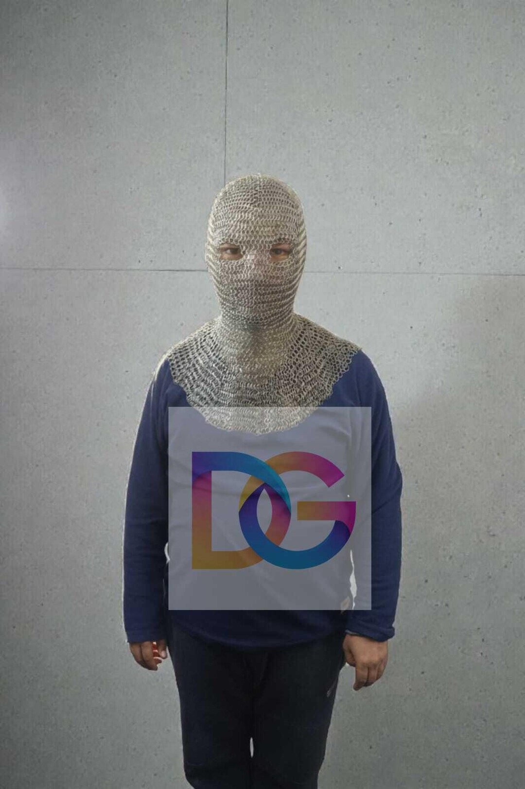 Aluminum Chainmail Coif | Medieval Hood, SCA LARP Armor - Etsy