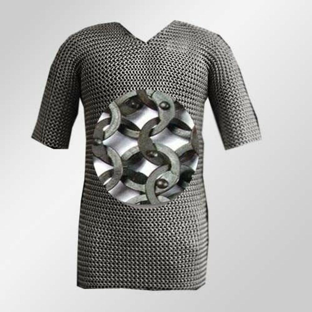 100% Rust Proof Chainmail Shirt Stainless Steel Chain Mail Hauberk ...