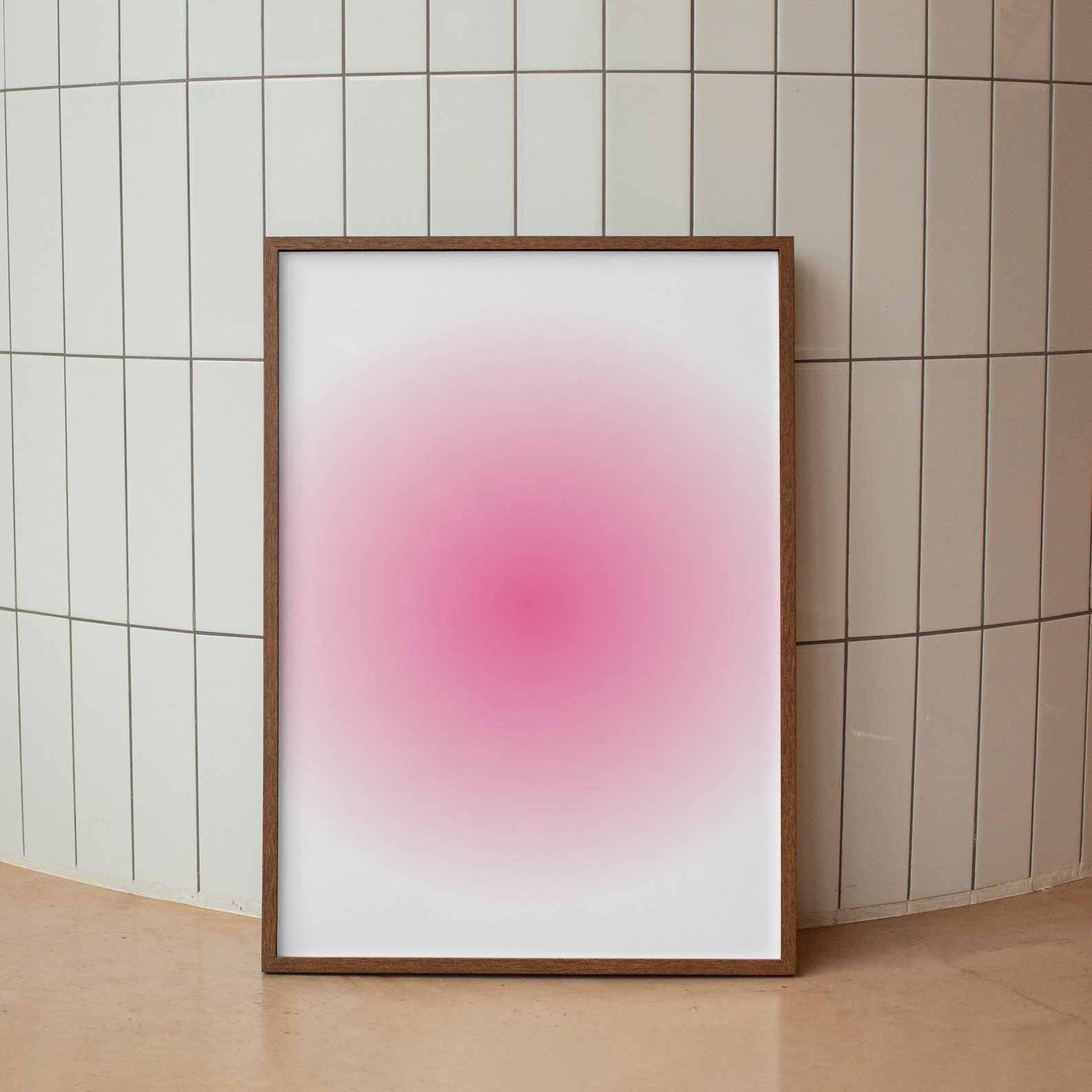 Pink Aura Poster Retro Aura Poster Spiritual Wall Art Pink - Etsy