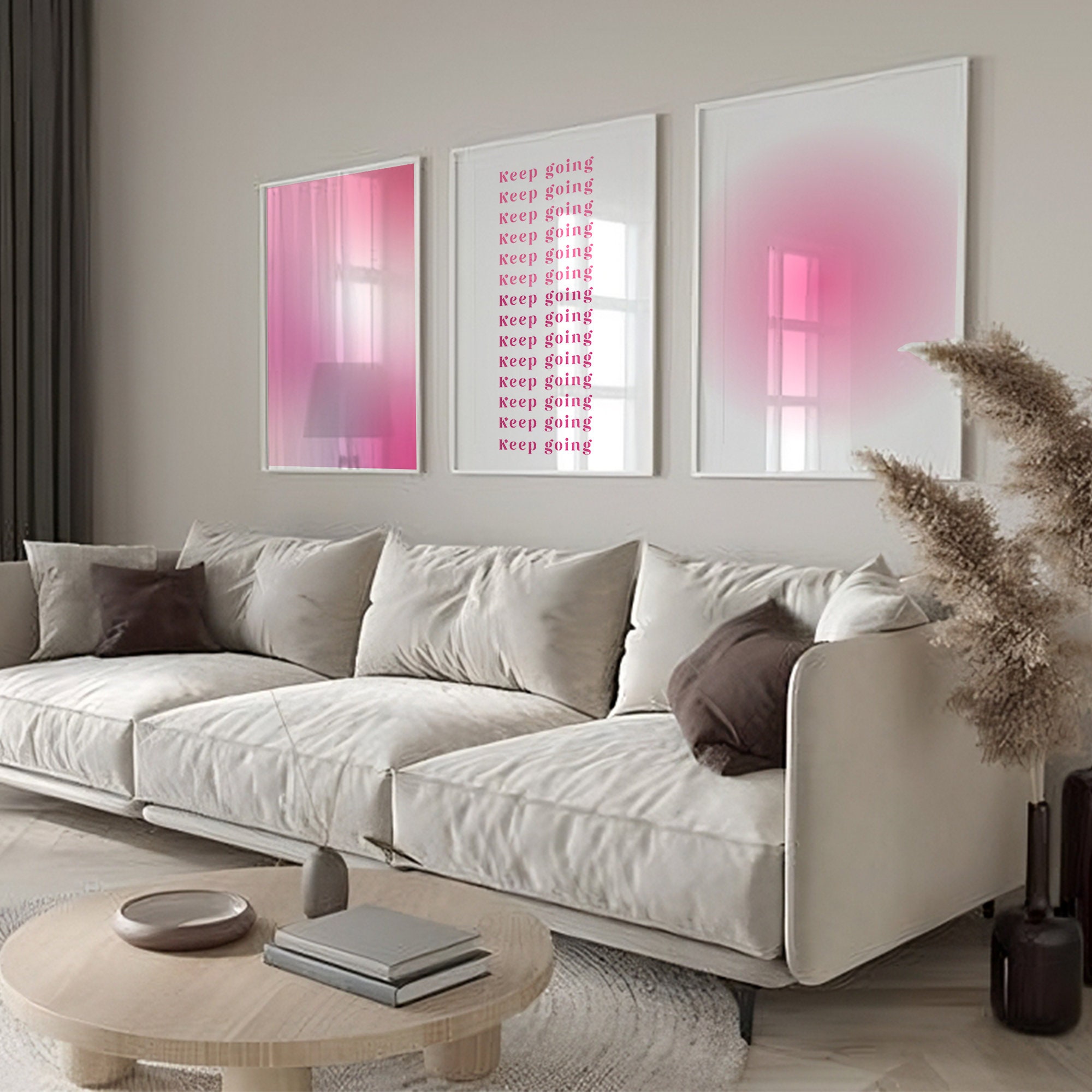 Pink Aura Poster Retro Aura Poster Spiritual Wall Art Pink - Etsy