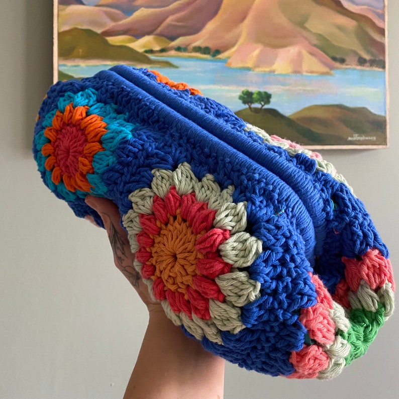 Easy Boho Crochet Kisslock Hidden Frame Bag Pattern - Vintage Summer ...