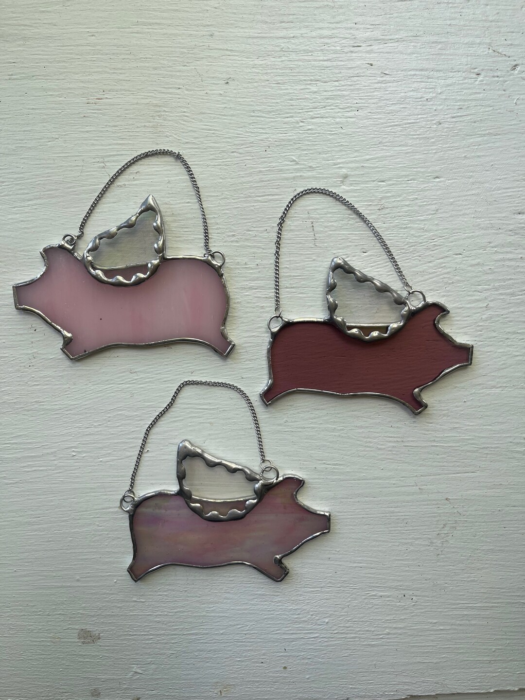 Flying Pig Stained Glass - Etsy