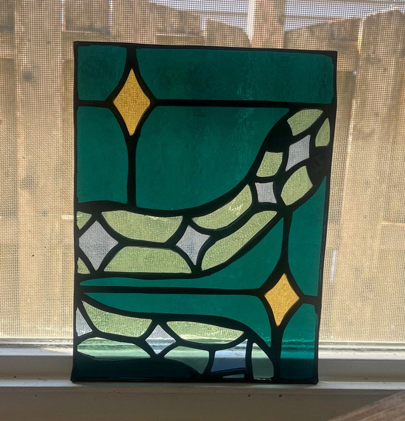 Snake Stained Glass - Etsy