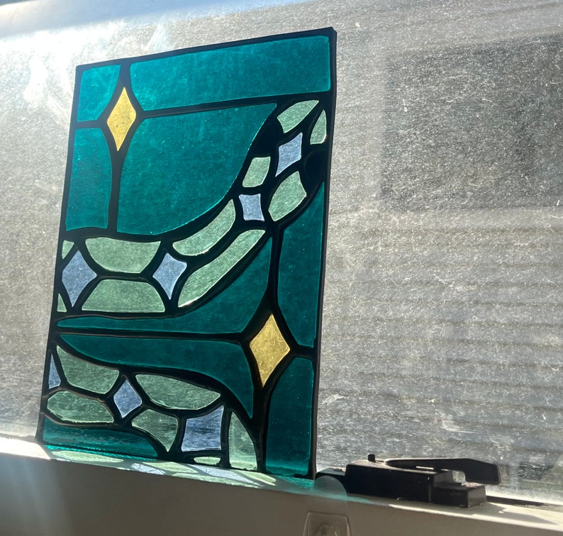 Snake Stained Glass - Etsy