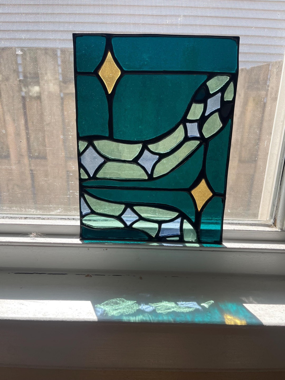 Snake Stained Glass - Etsy