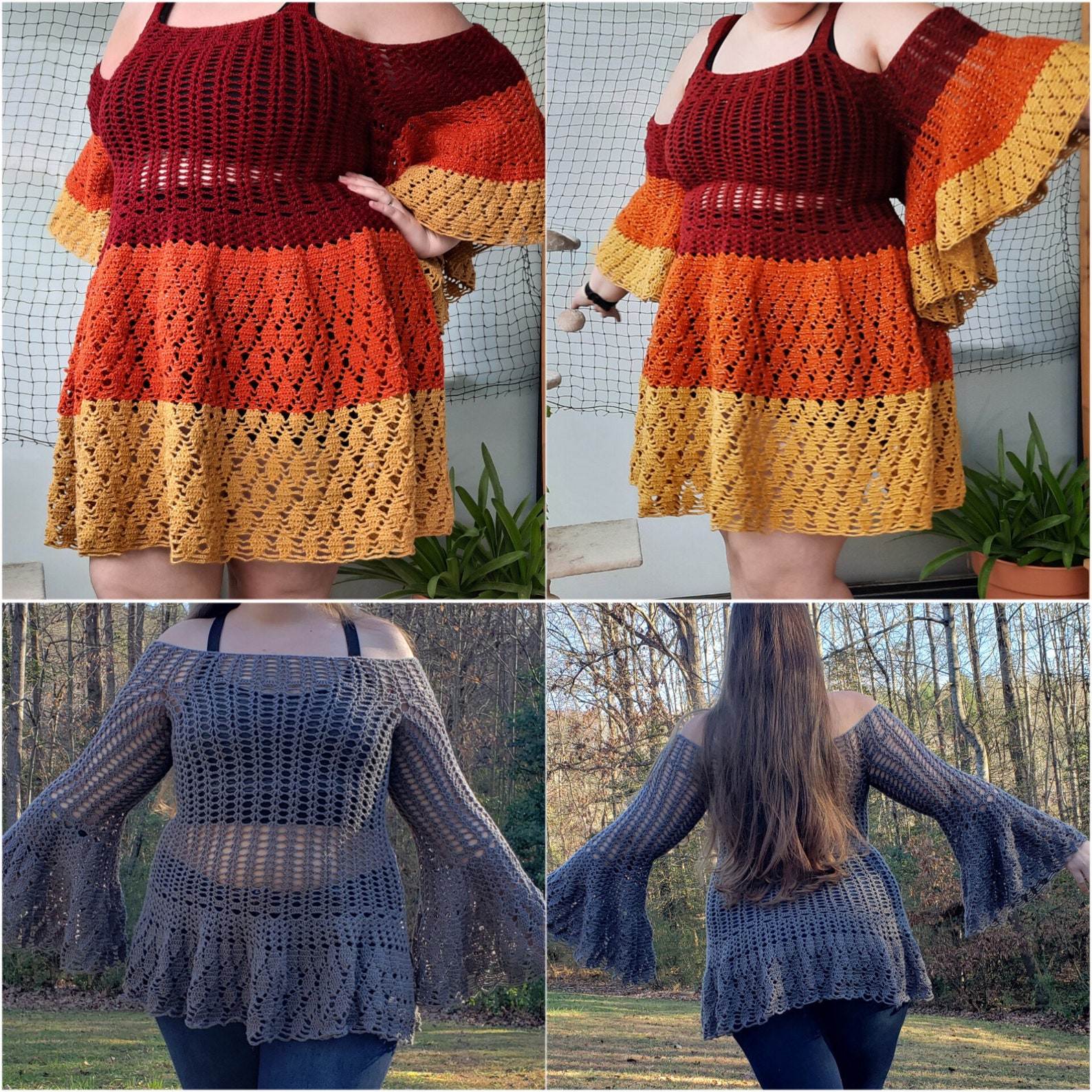 Crochet Pattern - Forest Fae Dress - Etsy