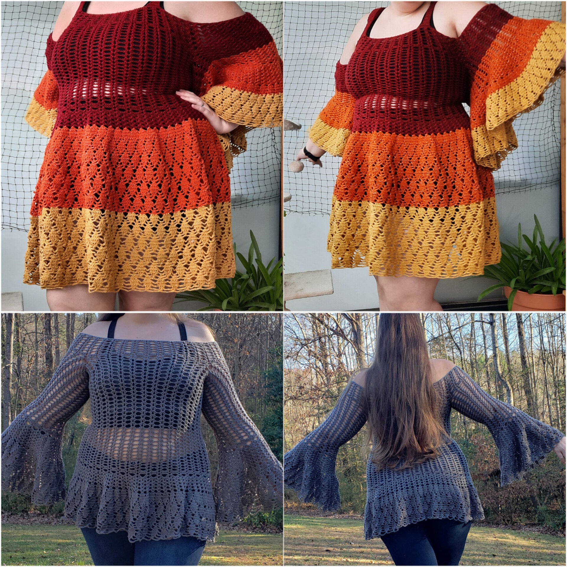 Crochet Pattern - Forest Fae Dress - Etsy