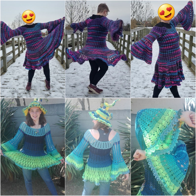 Crochet Pattern - Forest Fae Dress - Etsy