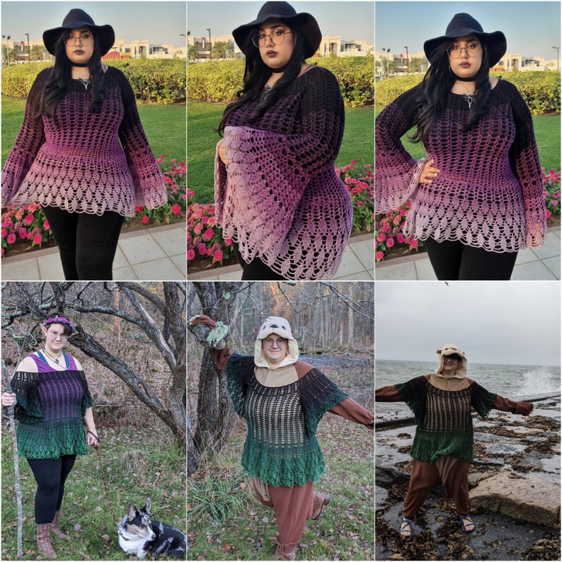 Crochet Pattern - Forest Fae Dress - Etsy