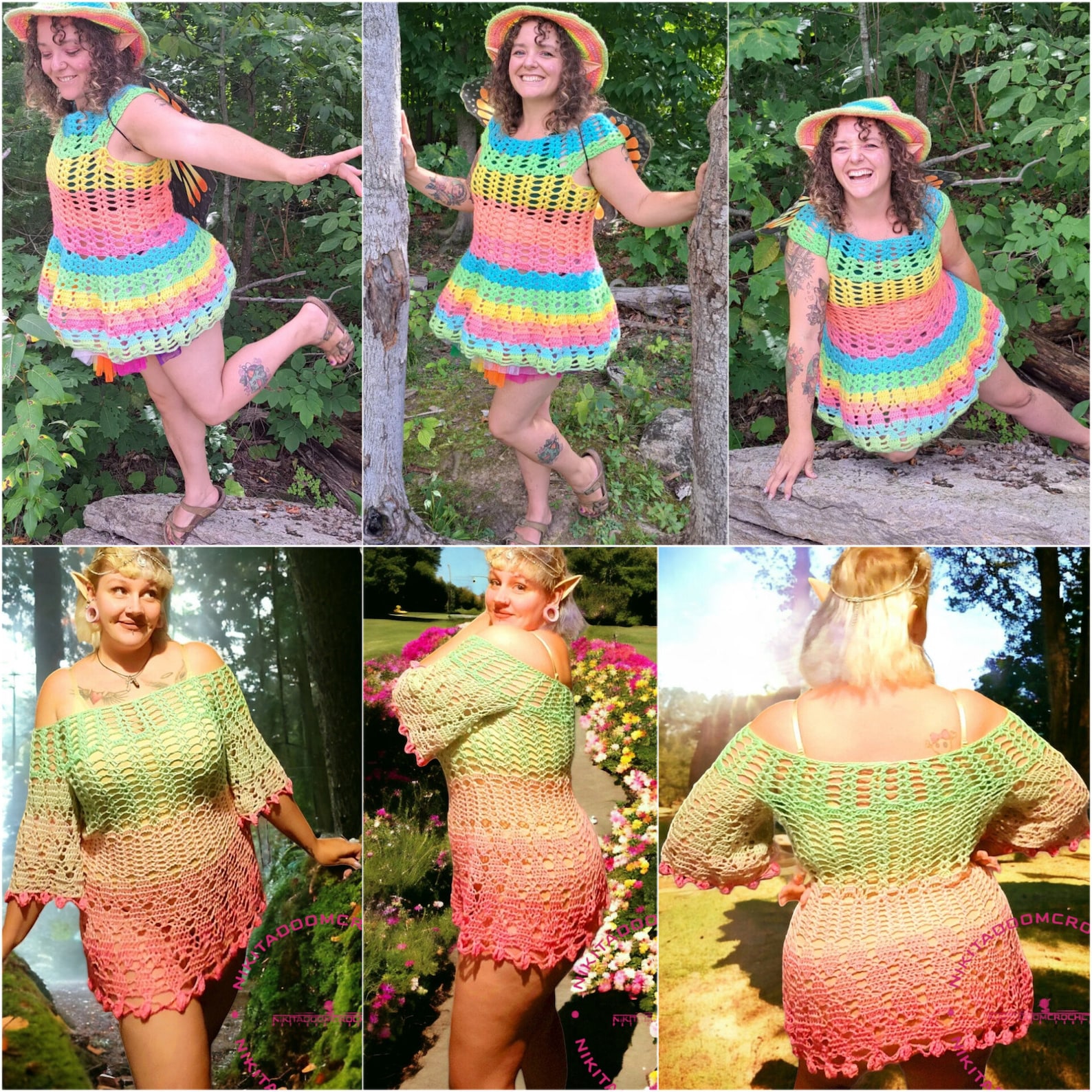 Crochet Pattern - Forest Fae Dress - Etsy