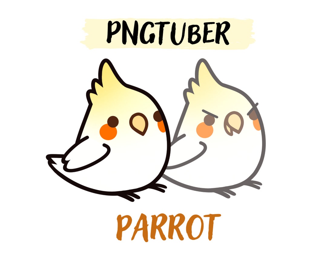 Parrot Pngtuber | Cute Vtuber Model | Chibi | Parrot | Twitch | Youtube ...