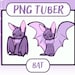 Bat Pngtuber | Cute Vtuber Model | Chibi | Bat | Twitch | Youtube ...