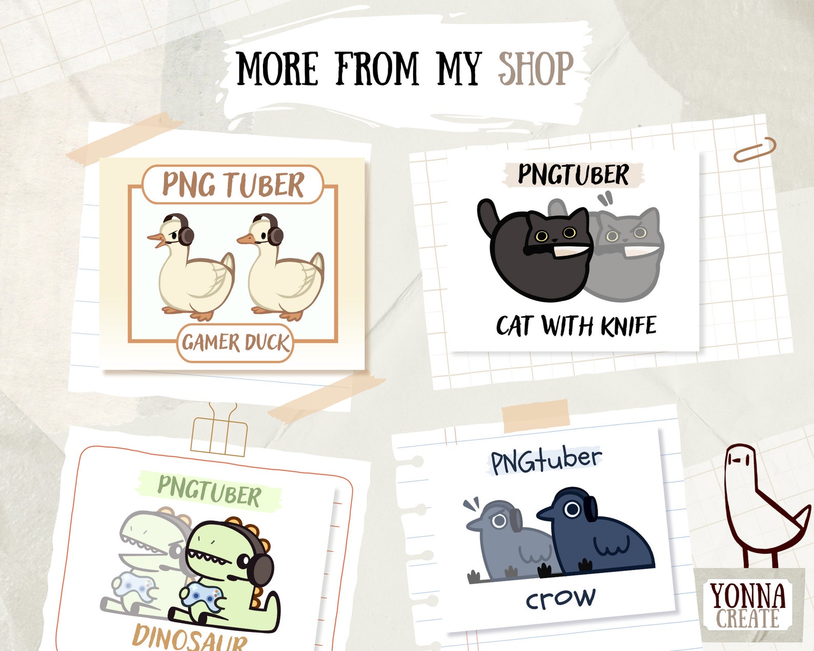 Bunny Pngtuber Pack | Cute Vtuber Model | Chibi | Bunny | Rabbit ...